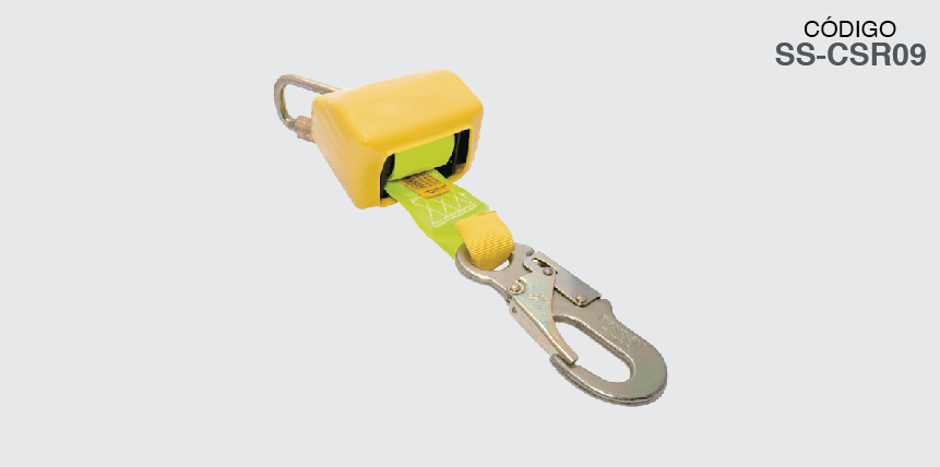 Retráctil Con Banda - SS-CSR09 - Retractil - Seguridad para Equipo en Alturas - por JYRSA