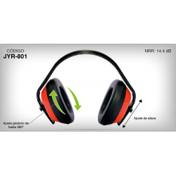 Orejeras auditivas amortiguadores de luz de seguridad - JYR-801 ...